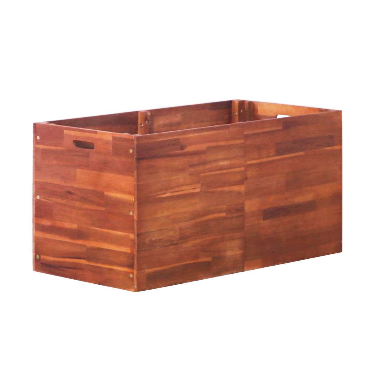 Click here for Garden Raised Bed Acacia Wood 39.4x19.7x19.7 - Bro... prices