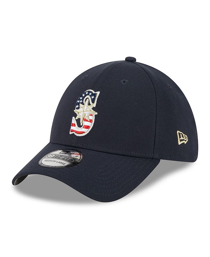 New Era Men's Navy Seattle Mariners 2023 Fourth of July 39THIRTY Flex ...