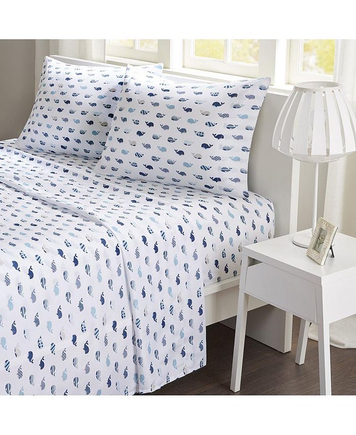 Gracie Mills Lila Novelty Printed Microfiber Sheet Set - Macy's