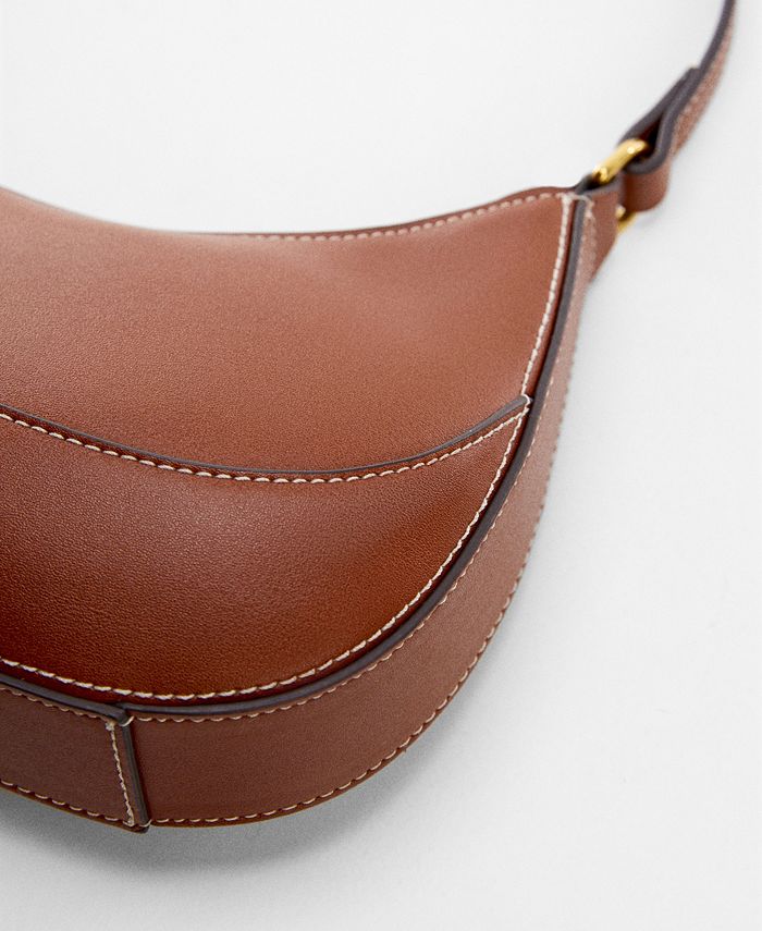 MANGO Women's Oval Short Handle Bag - Macy's