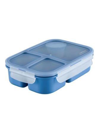 Lock n Lock On The Go Meals Three Compartment Divided Lunch Container ...