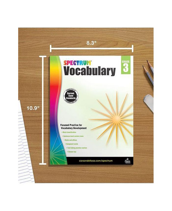 Barnes & Noble Spectrum Vocabulary, Grade 3 by Spectrum Compiler - Macy's