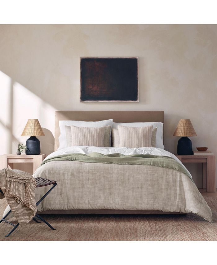 Nate Home by Nate Berkus Textured Print 3 Piece Comforter Set - Full ...