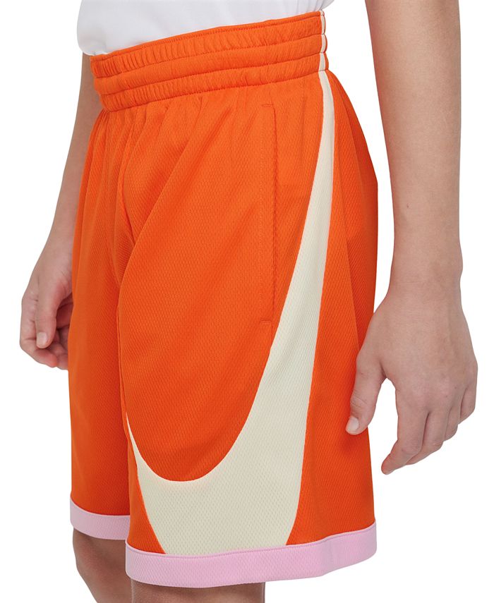 Nike Big Boys Dri-FIT Standard-Fit Colorblocked Basketball Shorts - Macy's