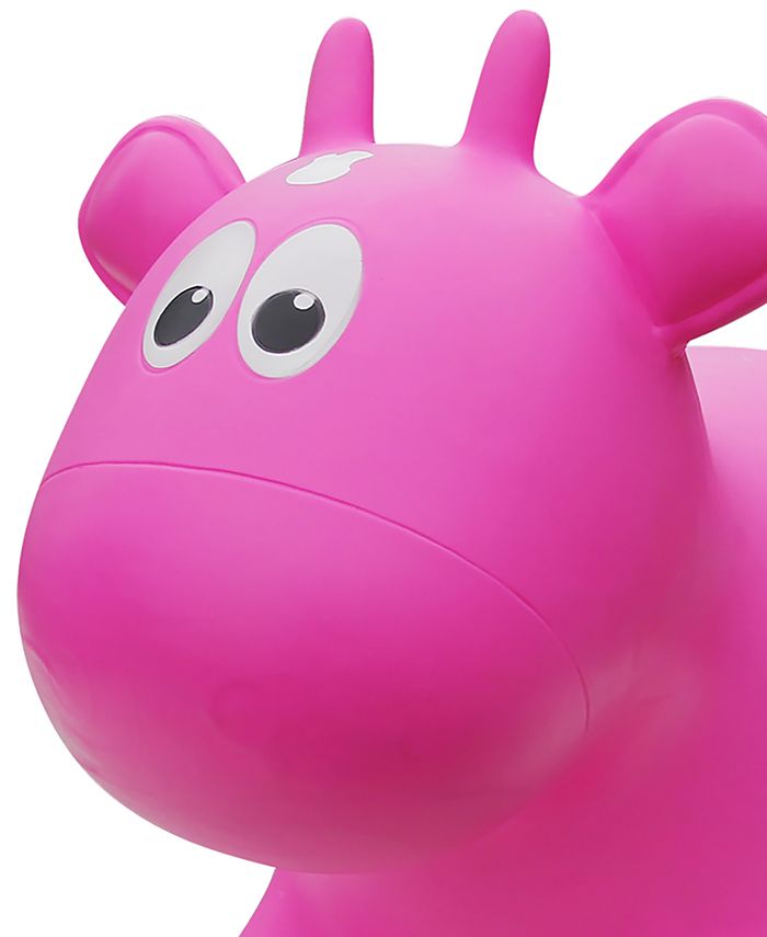 Farm Hoppers Cow Ride-On Toddler Inflatable Bounce Toy - Macy's