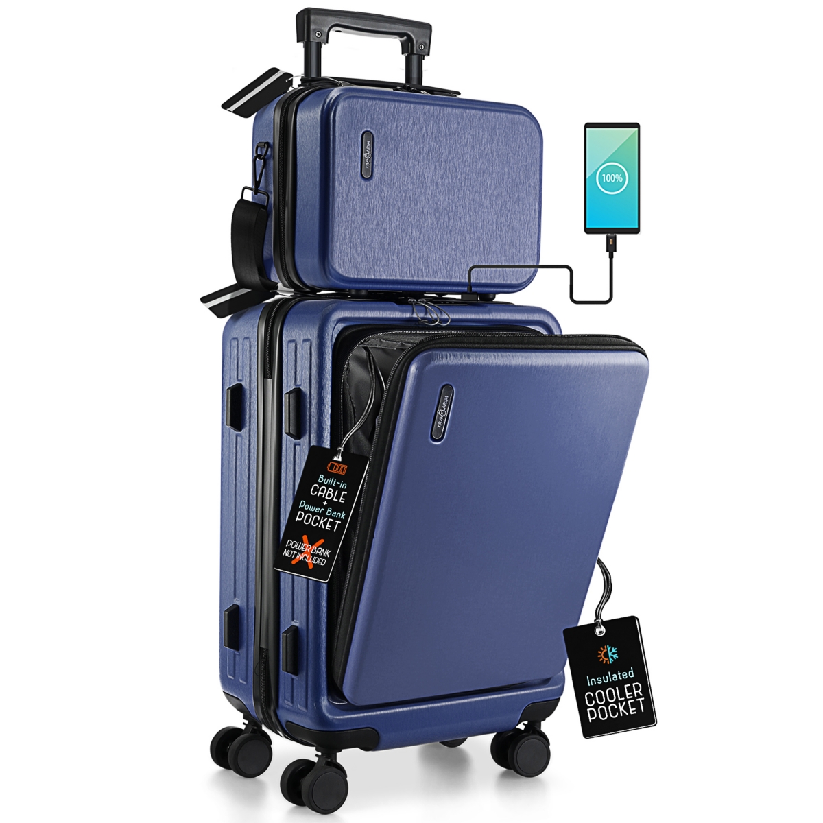 Click here for TravelArim 22 Hard Shell Lightweight Carry On Lugg... prices