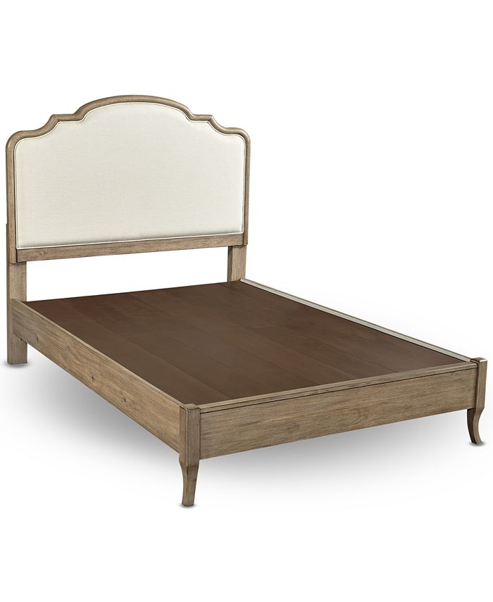 Furniture Provence Upholstered Twin Bed - Macy's