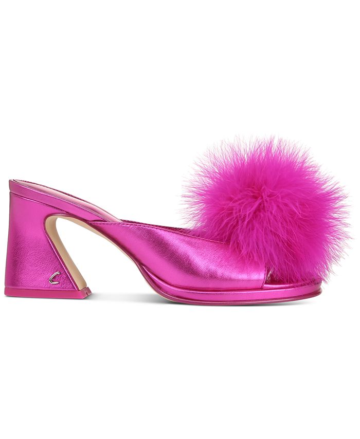 Circus Ny By Sam Edelman Womens Hadie Fluff Slip On Dress Slide Sandals Macys