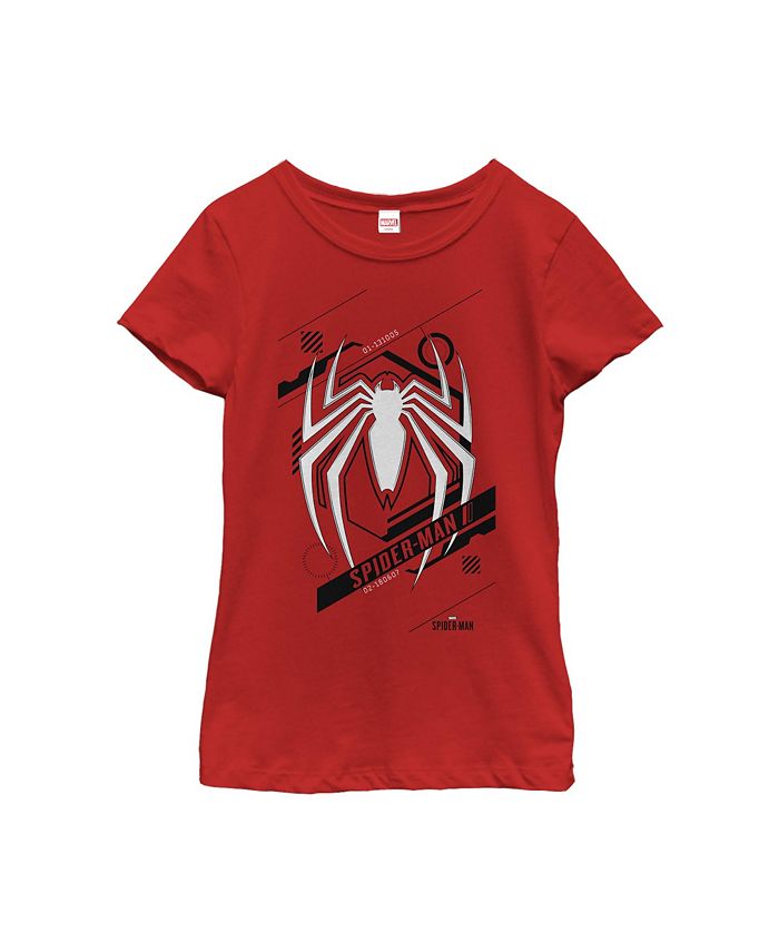 Marvel Girl's Gamerverse Spider-Man Symbol Child T-Shirt - Macy's