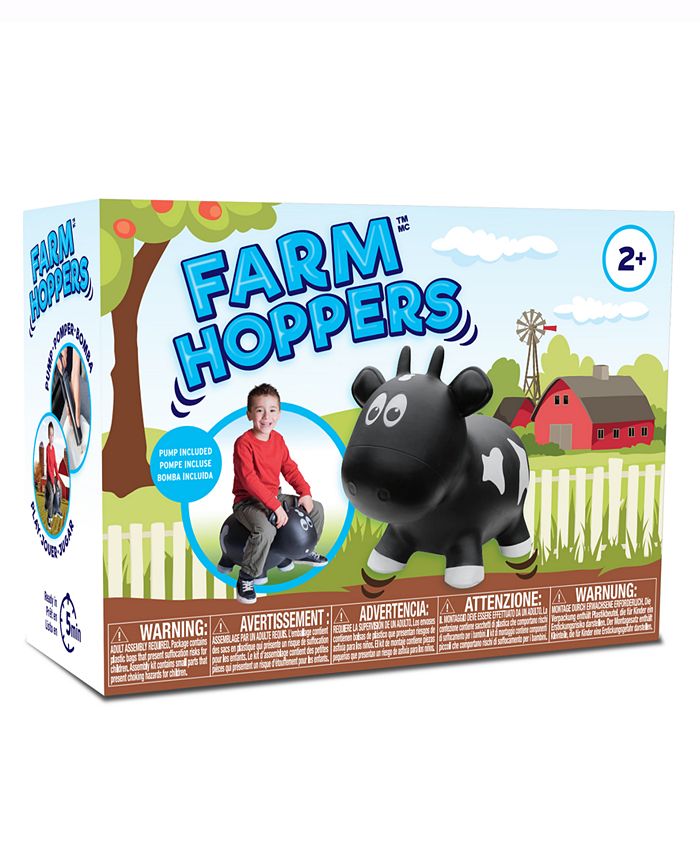 Farm Hoppers Cow Ride-On Toddler Inflatable Bounce Toy - Macy's