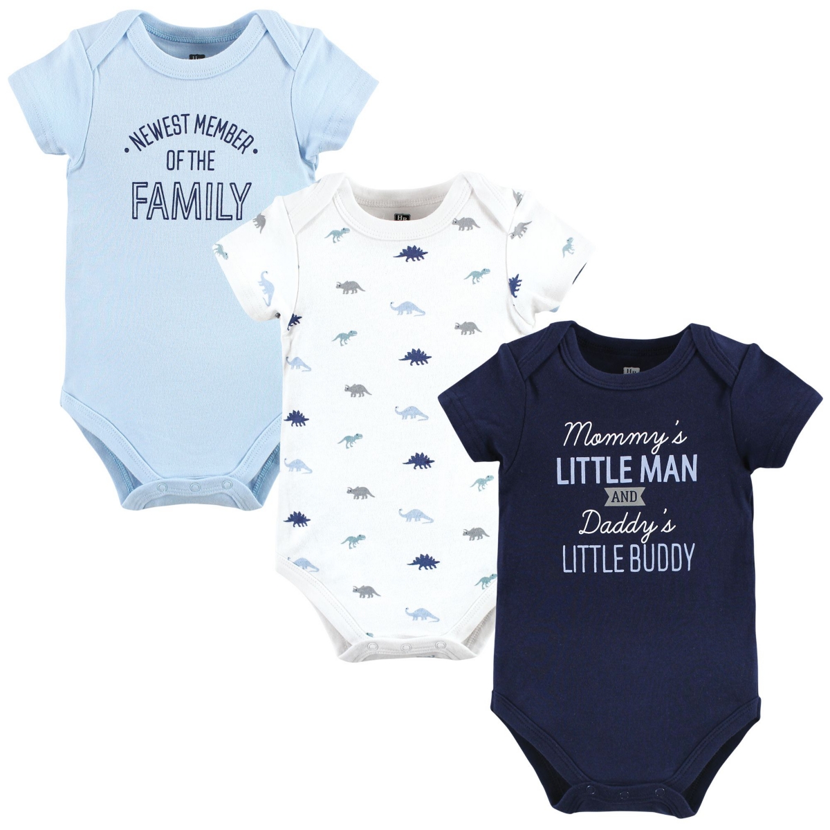 Click here for Hudson Baby Baby Boys Hudson Cotton 3-Piece Bodysu... prices