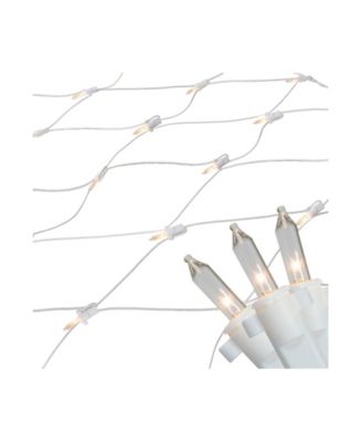 4' x 6' Clear Mini Net Style Christmas Lights Wire - Macy's