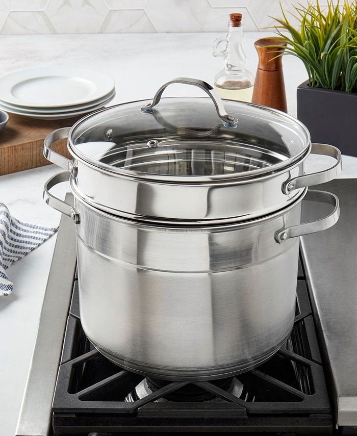 Denmark Unlimited Stainless Steel 3 Piece 8 Quart Multi-Cooker Set - Macy's