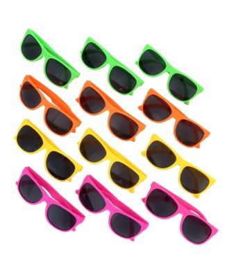 Neliblu Kids Sunglasses Party Favors 80's Style Sun Glasses for Beach ...