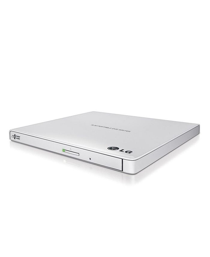 LG Commercial External Drive DVDRW, 8x Slim USB - White - Macy's