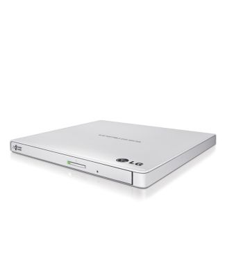LG Commercial External Drive DVDRW, 8x Slim USB - White - Macy's