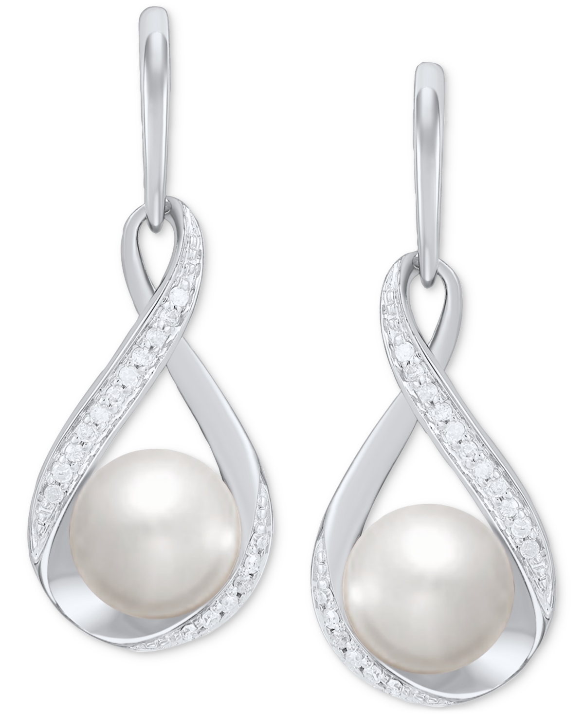 Click here for Cultured Freshwater Pearl (7mm) and Diamond (1/10... prices