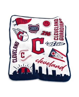Cleveland Guardians 50'' x 60'' Native Raschel Plush Throw Blanket - Macy's
