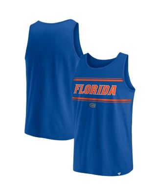 Men's Fanatics Royal Florida Gators Stripe Block Tank Top - Macy's