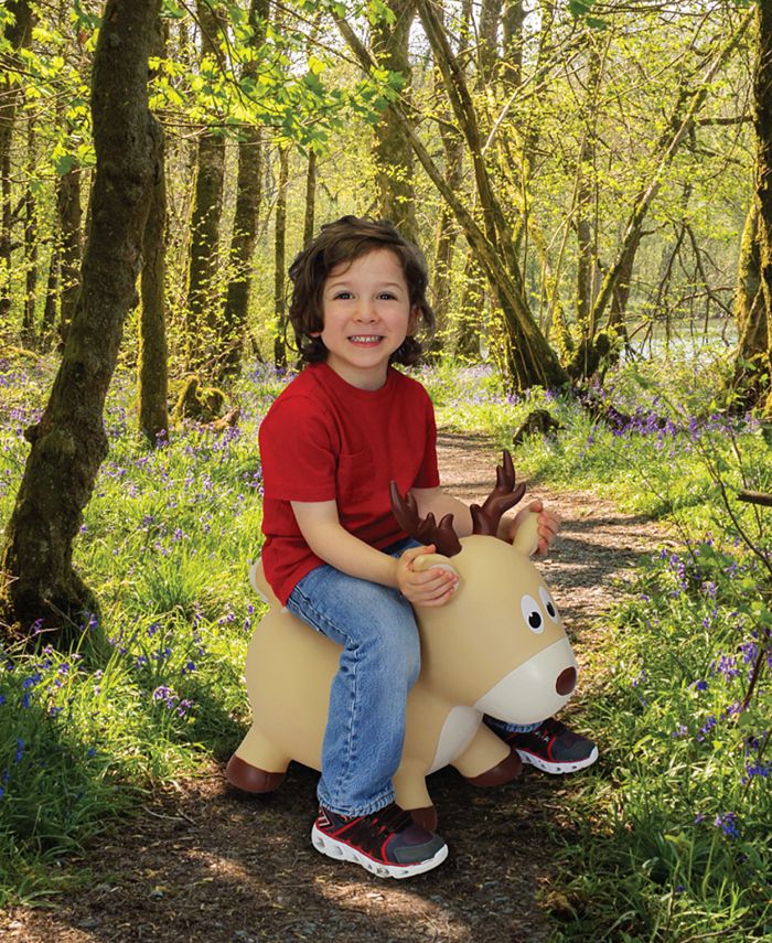 Farm Hoppers Deer Ride-On Toddler Inflatable Bounce Toy - Macy's