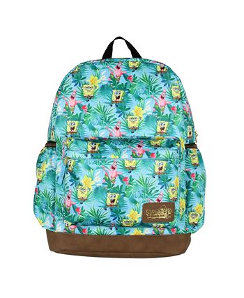 SpongeBob SquarePants And Patrick Star Tropical School Travel Backpack ...