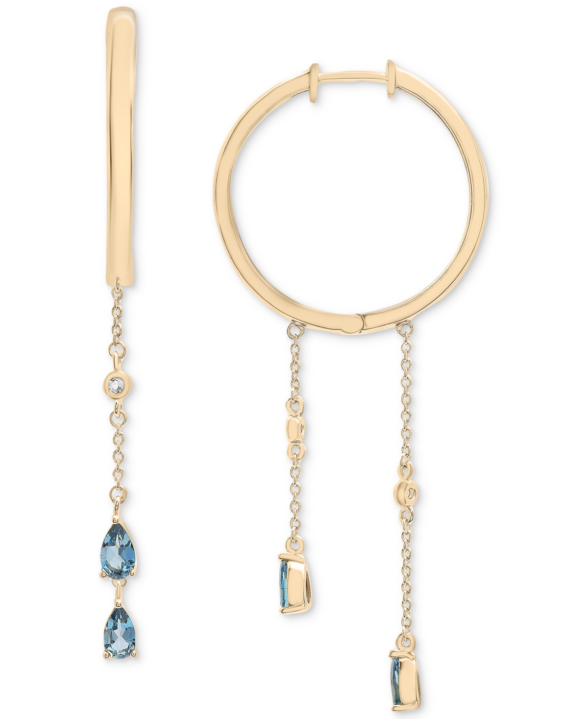 Click here for London Blue Topaz (1 ct. t.w.) & White Topaz (1/8... prices