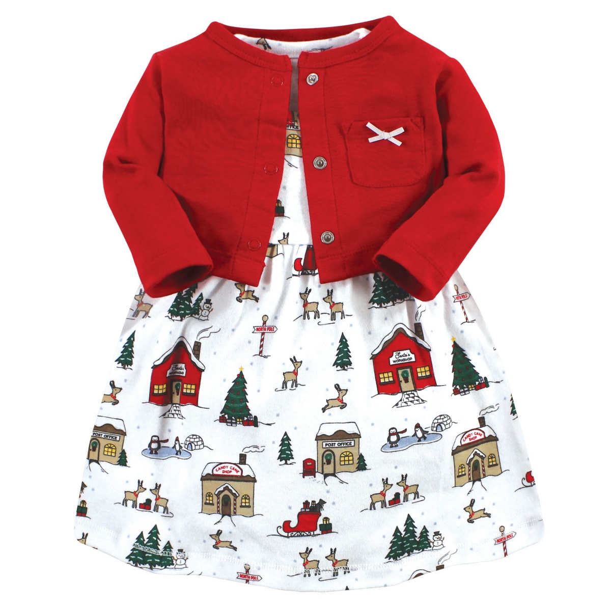 Click here for Hudson Baby Toddler Girls Hudson Cotton Dress and... prices