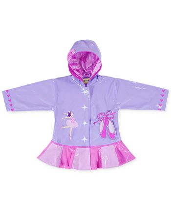 Kidorable Hooded Ballerina Raincoat, Toddler Girls - Macy's