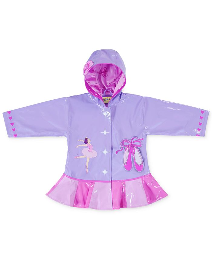 Kidorable Hooded Ballerina Raincoat, Little Girls - Macy's