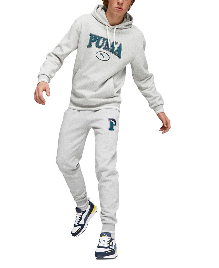 Puma Men's SQUAD Brushed Fleece Logo Sweatpants - Macy's