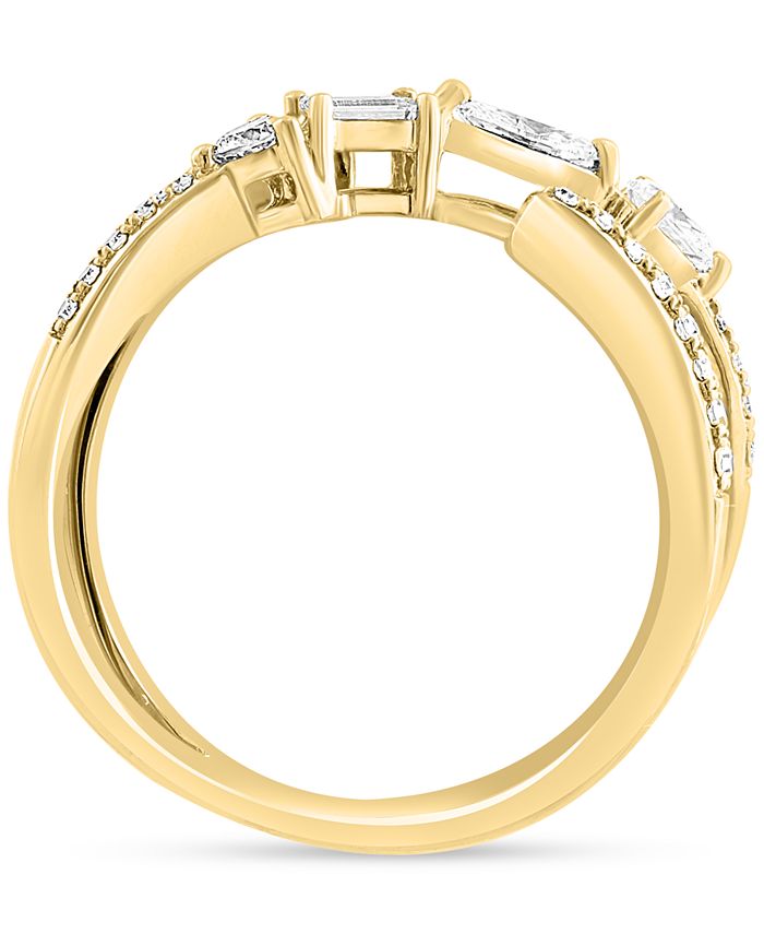 EFFY Collection EFFY® Diamond Multi-Cut X Statement Ring (3/8 ct. t.w ...