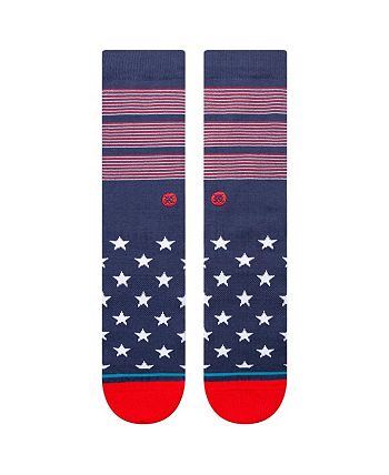 Stance Men's Navy MLB Bars USA Crew Socks - Macy's