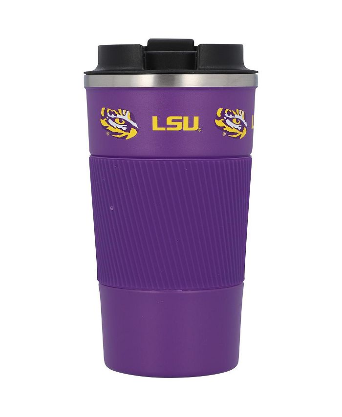 Memory Company LSU Tigers 18oz Coffee Tumbler with Silicone Grip - Macy's
