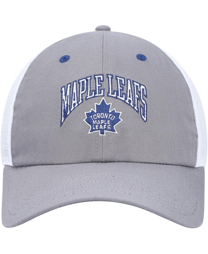 adidas Men's Gray, White Toronto Maple Leafs Tonal Slouch Trucker ...