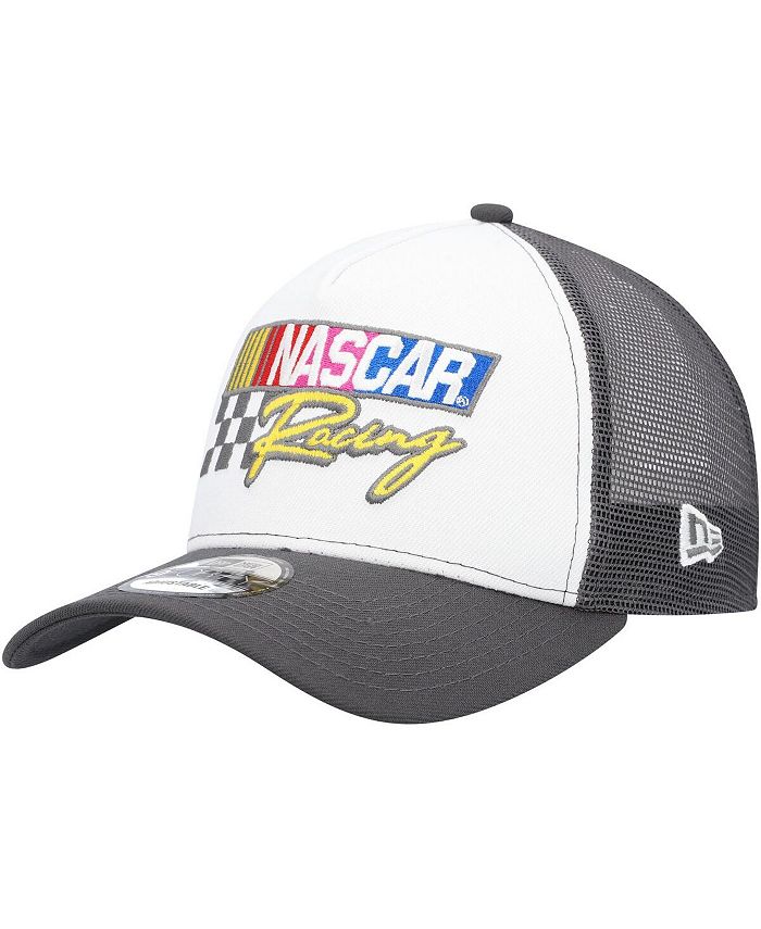 New Era Men's Graphite NASCAR A-Frame 9FORTY Snapback Hat - Macy's