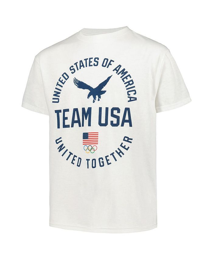 Outerstuff Big Boys White Team USA Eagle United T-shirt - Macy's