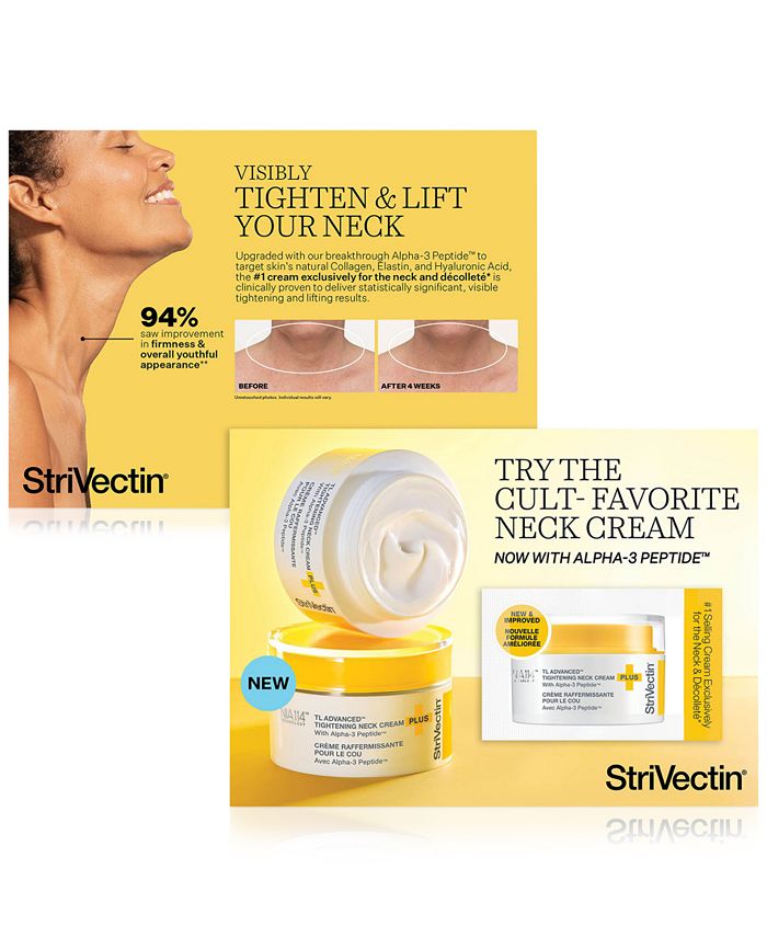 StriVectin TL Advanced Tightening Neck Cream Plus With Alpha-3 Peptide ...