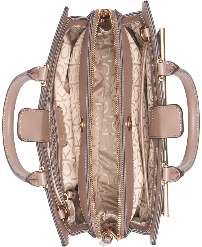 Calvin Klein Astrid Signature Colorblocked Triple Compartment ...