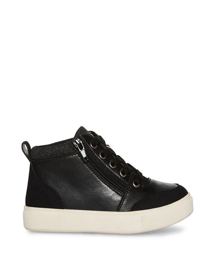 Steve Madden Big Boys Btodd Lace Up Side Zipper High Top Sneaker - Macy's