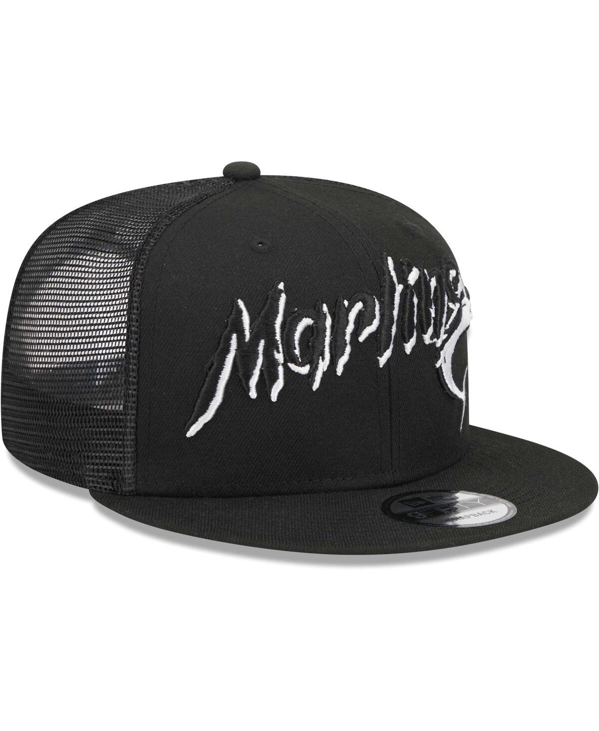 Click here for Mens New Era Black Miami Marlins Street Trucker 9F... prices