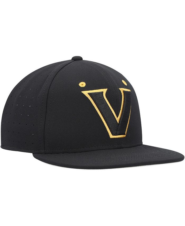 Nike Men's Black Vanderbilt Commodores Logo Fitted Hat - Macy's