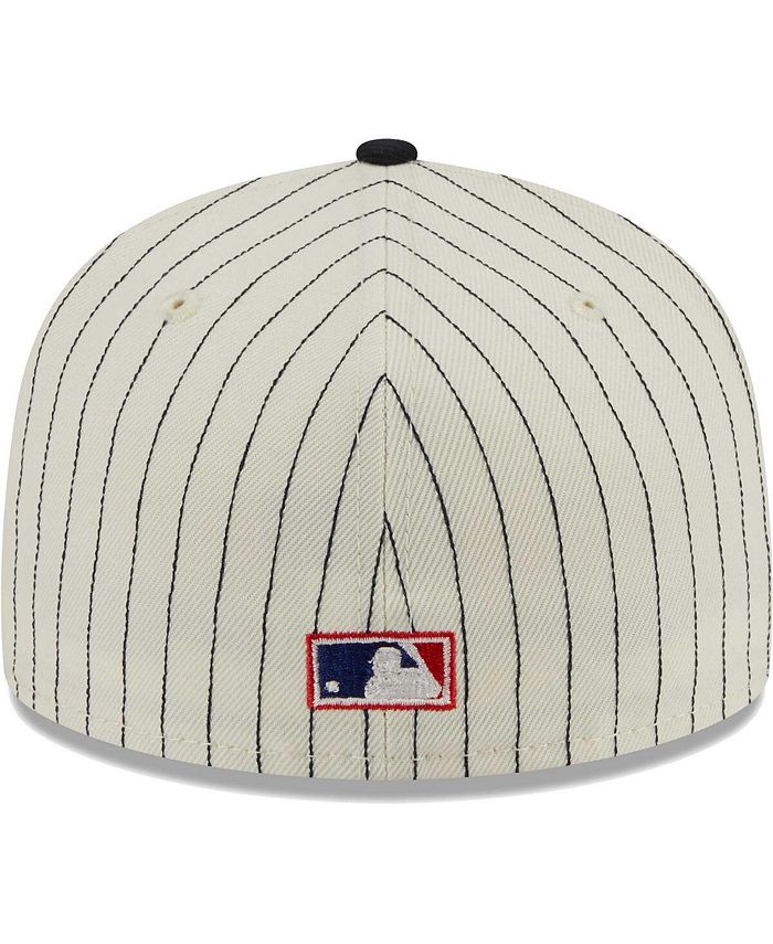 New Era Men's White New York Yankees Retro Jersey Script 59FIFTY Fitted ...