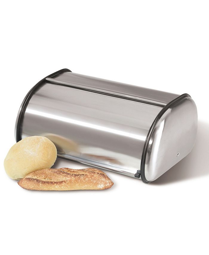 Oggi Bread Box with Stainless Steel Lid - Macy's