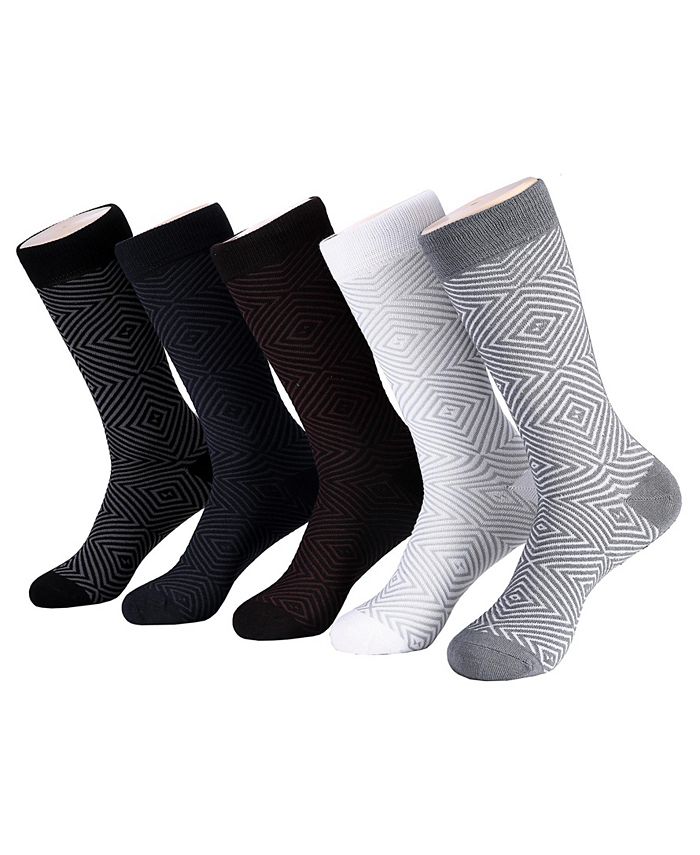 Mio Marino Men's Groovy Designer Dress Socks - 5 Pack - Macy's