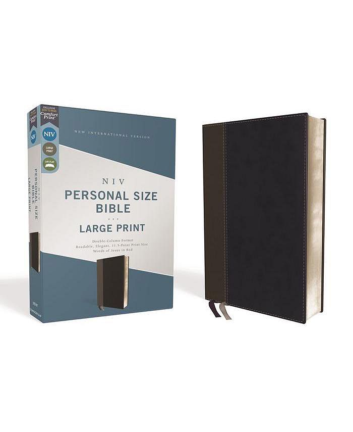 Barnes & Noble NIV, Personal Size Bible, Large Print, Leathersoft ...