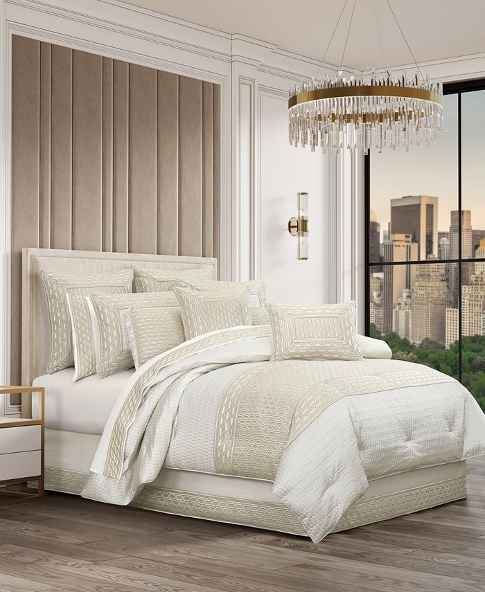 J Queen New York Metropolitan 4 Piece Comforter Set, California King ...