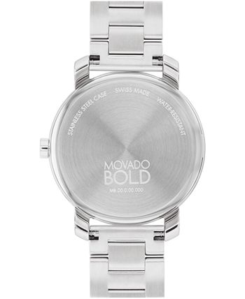 Movado Women's Bold Access Swiss Quartz Two Tone Stainless Steel Watch ...