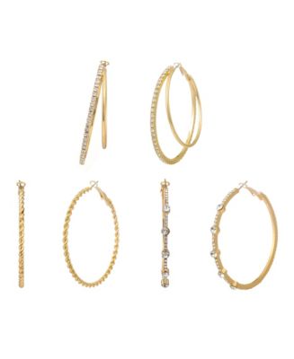 Aaliyah Trio Hoop Earring Set - Macy's