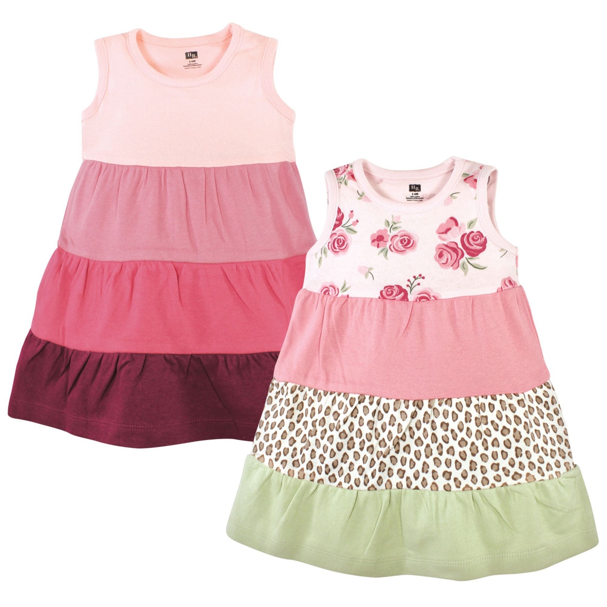 Click here for Hudson Baby Baby Girls Hudson 2Pk Dress - Blush ro... prices