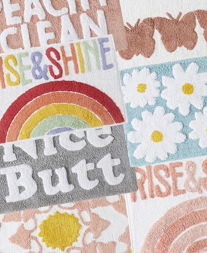 Jessica Simpson Lorena Cotton Bath Rug, 20" x 32" - Macy's